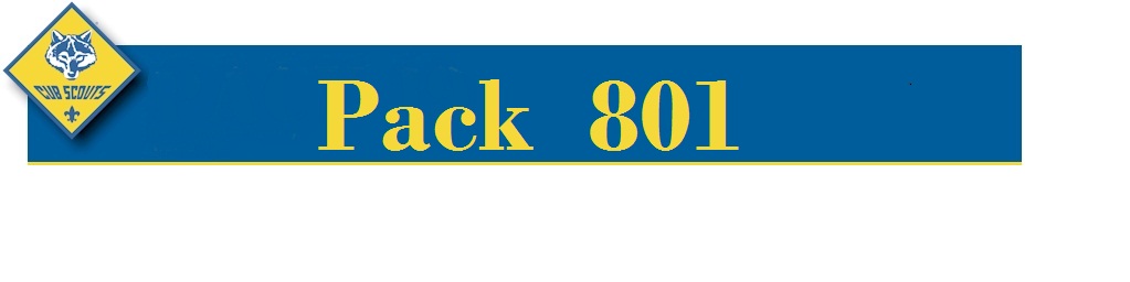 Cub Scouts Banner Image Post Pack add | Pack 801 - Madison, WI | Meets ...